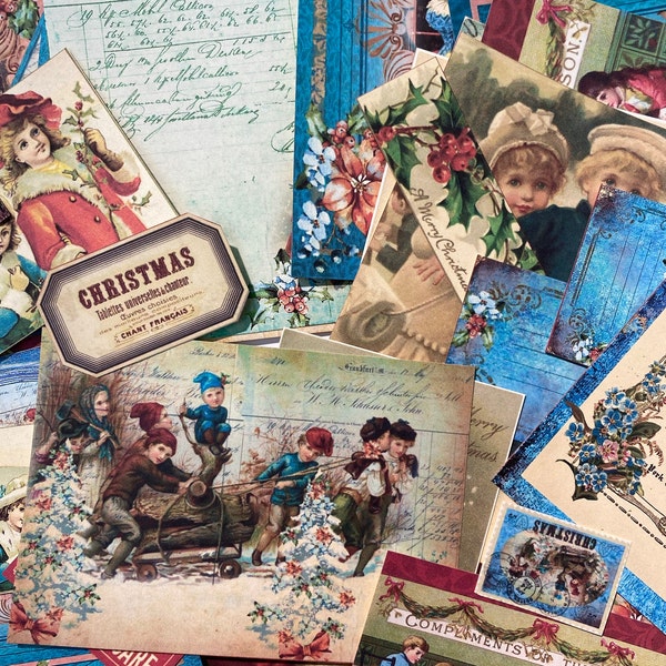 BOOKPLATES 11 Pg Coloured Style Set Themed Fussy Cuts Set of Framed ...