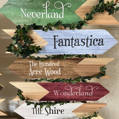 Story Book Directional Signs Party Pack Printable Fairy Tale ...