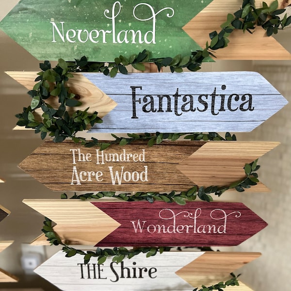 Story Book Directional Signs Party Pack Printable | Fairy Tale ...
