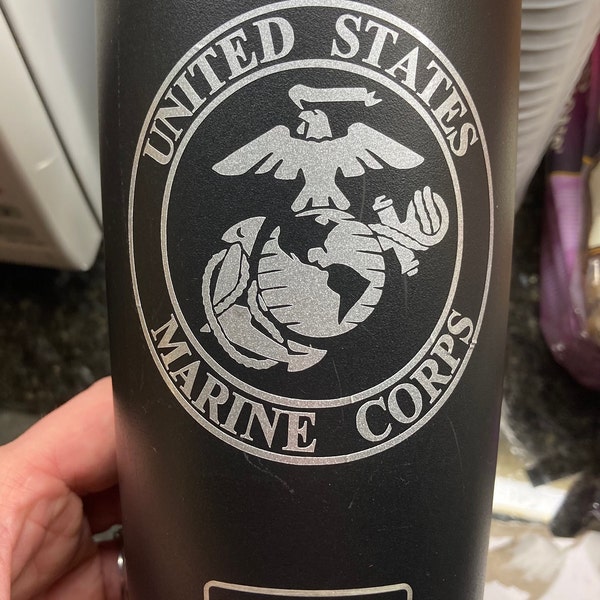 Marines EGA Circle Logo Vinyl Car Decal, Eagle Globe Anchor, US Marine ...