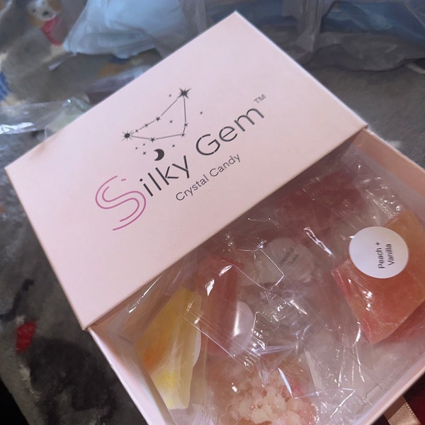 The Gemmies Handmade Kohakutou Candy, Multiple Flavored, Crystal Candy ...