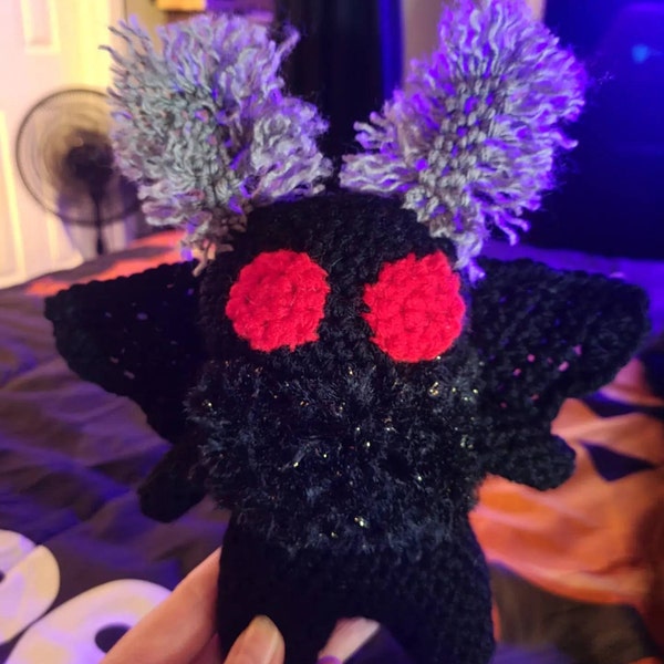 Crochet Mothman Pattern/pdf Mothman Crochet Pattern/mothman Plush ...
