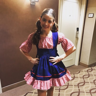 Girl Western Dress, Country, Pageant, Denim Wear, OOC, Outfit, Set, Red ...