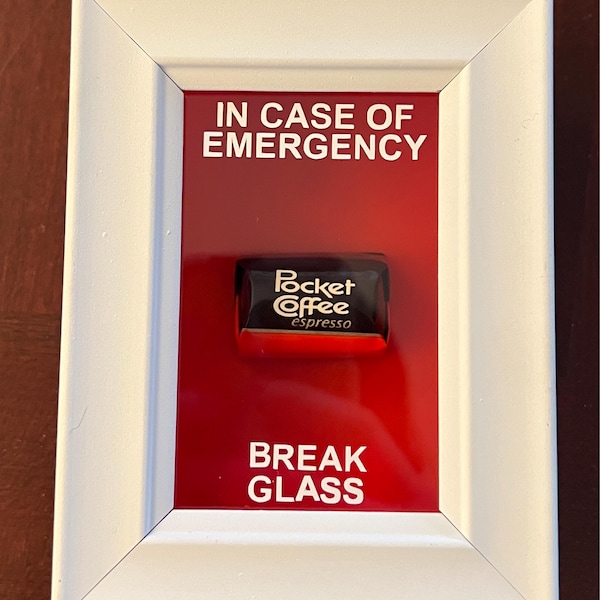 In Case of Emergency Break Glass Box | Vinyl Sticker | Custom - Etsy