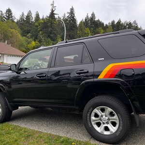 4runner Window Decal Vintage Racing Stripes Compatible With Toyota ...