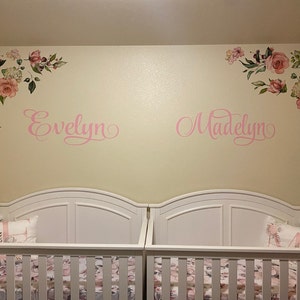 Personalized Girls Name Wall Decal Childrens Room Girls - Etsy
