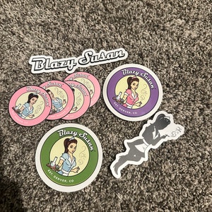 Blazy Susan Sticker Pack - Etsy