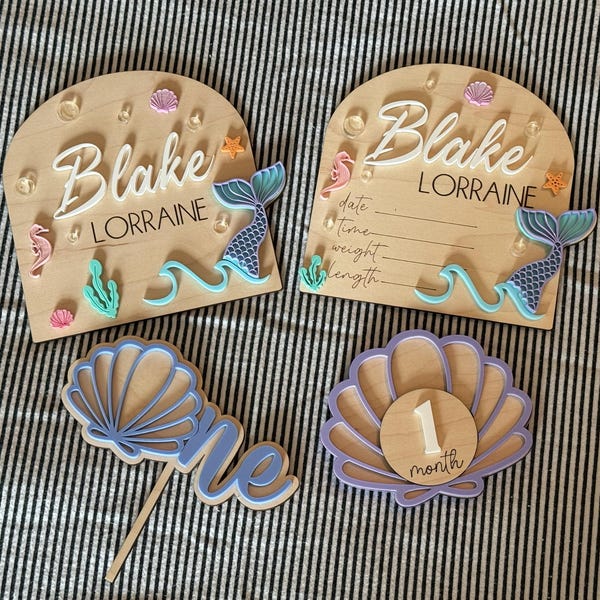 Surfboard Milestone, Beach Theme Milestone, Surfboard Announcement ...