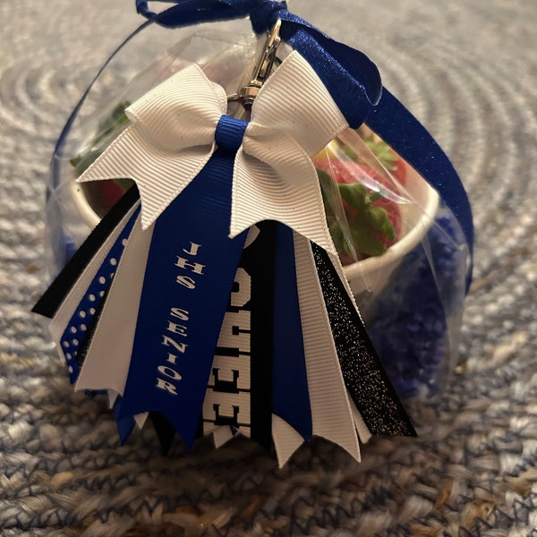 Mini Customized Ribbon Keychain - Etsy