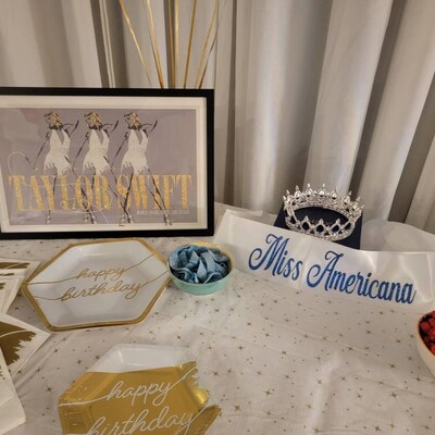 Taylor Swift Miss Americana Sash Custom Colors Available Lover Era Eras ...