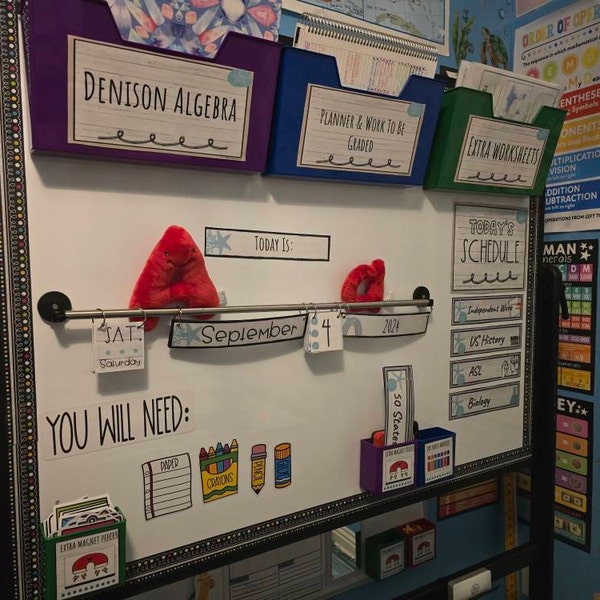 Classroom Decor Bundle in Beach Theme - Etsy