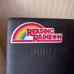 Reading Rainbow Sticker Eighties Vintage Logo Sticker for Book | Etsy
