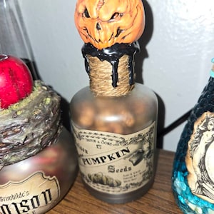 Peruvian Darkness Magic Potion Apothecary Herbology Glass Bottle Prop ...
