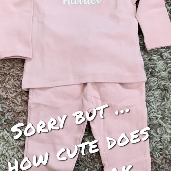 Personalised Christmas Tracksuit for Babies and Children Christmas ...
