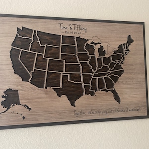 Golf Bucket List Push Pin US Map Golf Course Map Map for Golfers to ...