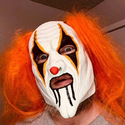 Stalker Christmas Mask Latex Mask, Christmas Mask, Scary Mask ...