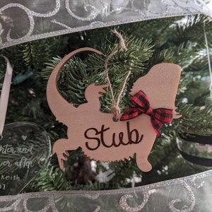 Bearded Dragon Ornament Personalized Add Your Pet's - Etsy