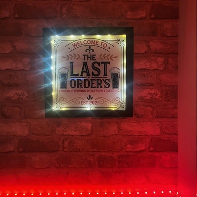 Glass Block SVG Bar Sign, Design Cut File Instant Download - Etsy