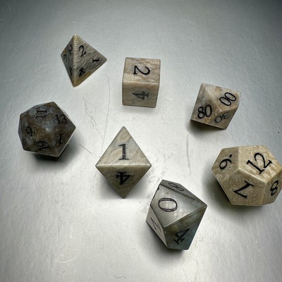 Prismatic Glass Dice Set - Etsy