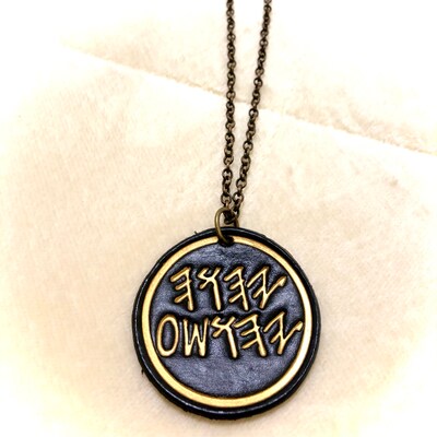 Leather Necklace PALEO HEBREW Name Father and Son YHWH - Etsy