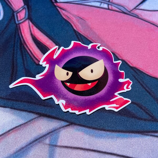 Gastly Vinyl Sticker - Etsy