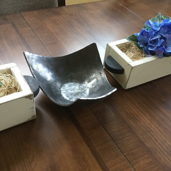 6th Anniversary Gift Hand Forged ANGULAR BOWL With or Without ...