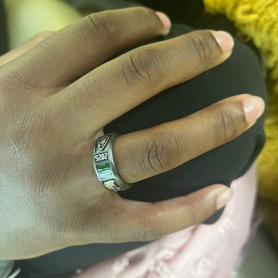 14k Gold Graduation Ring, Roman Numeral College Ring 2024, High School ...