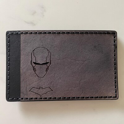 Legend of Zelda Leather Card Holder Wallet Handmade Engraved Leather ...