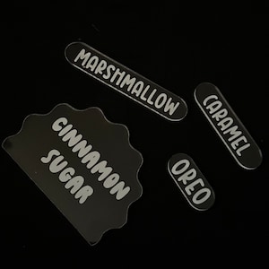 Custom Shape Acrylic Blanks 2 for Keychains, Bag Charms, Badge Reel ...