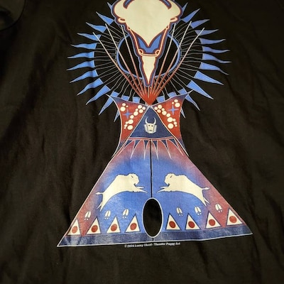 Native American Shirt, Peyote Lodge, Water Bird, Portion Donated ...