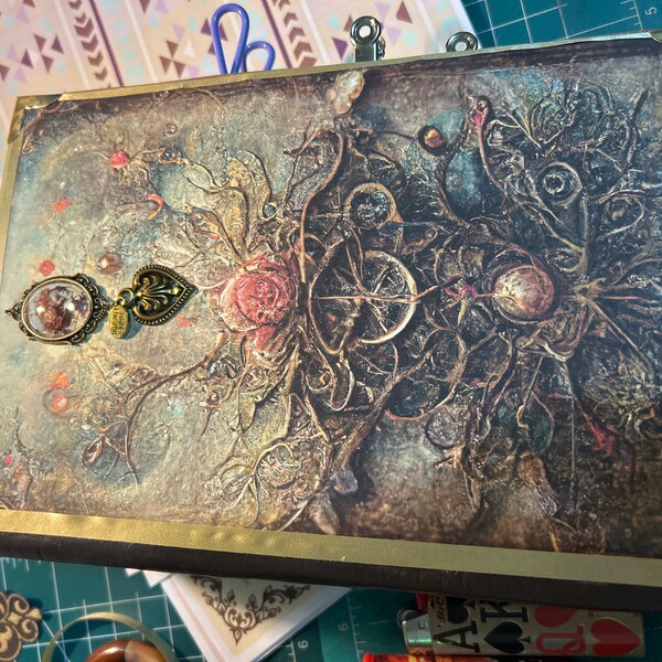 Rustic Magical Book Covers Junk Journal Papers, Printable Journal Pages ...