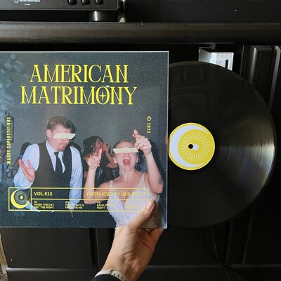 12 Vinyl Record Mixtape Two Sided, Black, Fully Custom Songs Your ...