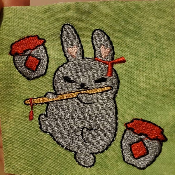 MDZS Lan Wangji Bunny MACHINE EMBROIDERY File - the Untamed Lan Zhan ...