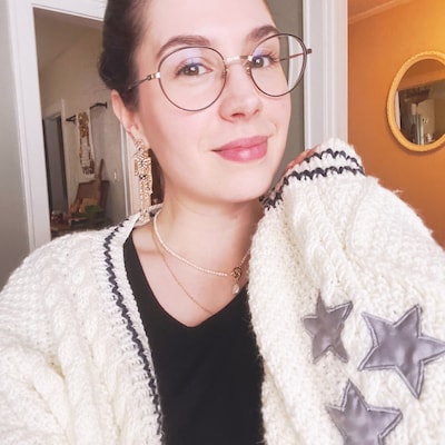 Star Cardigan Sweater Pink Lover Folklore Handmade Knit - Etsy