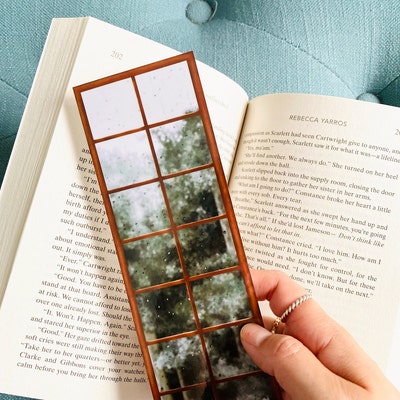 Rainy Summer Window Bookmark - Etsy