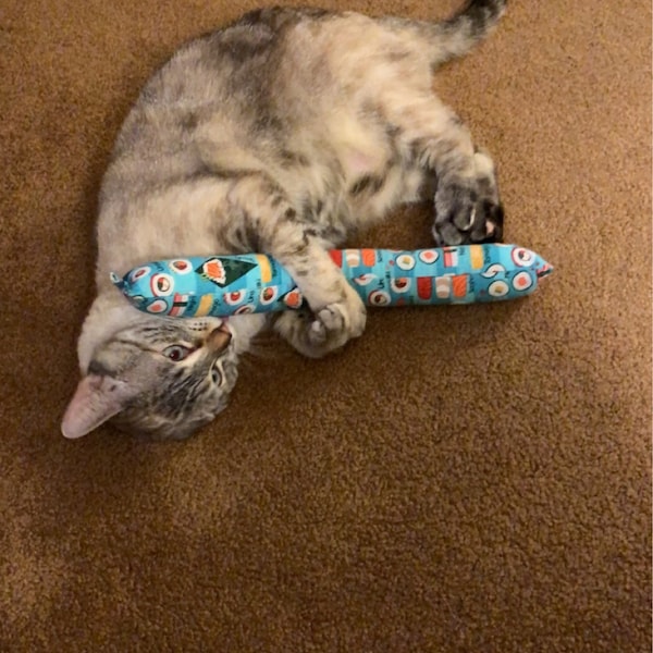 Sir Reginald Kick Stick, Cat Toy, Organic Catnip Kicker Toy - Etsy