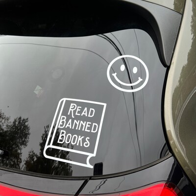 Smiley Face Decal, Car Decal, Tumbler Decal, Smiley Face Sticker, Happy ...