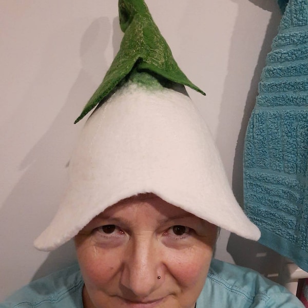 Sakura Sauna Hat From Felt With Different Pattern - Etsy