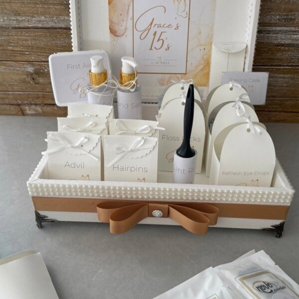 Wedding Program Box,program Box, Program Basket, Favor Holder, Bathroom ...