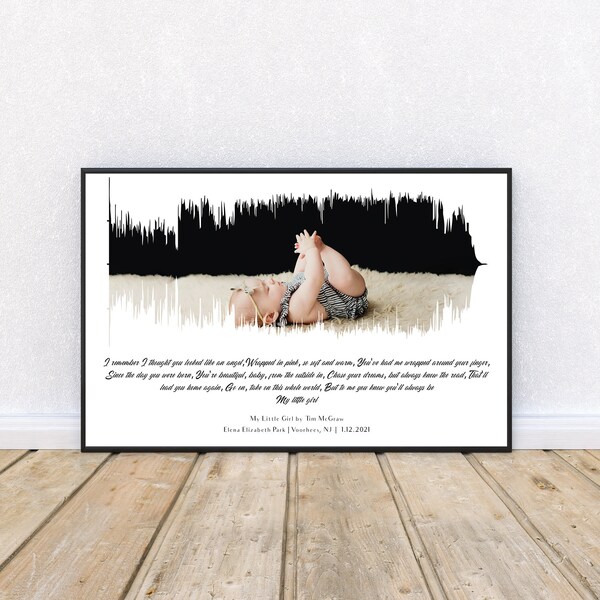 11x17 Landscape Black Frame Mockup, Tabloid Thin Digital Frame, Neutral ...