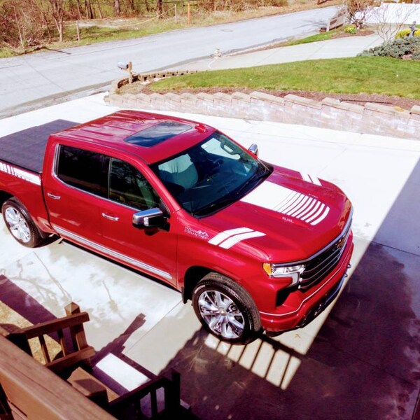 CHEVROLET SILVERADO HOOD Vinyl Decal Sticker Graphics Kit Fits Chevy ...