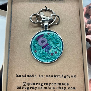 Plant Cell Key Chain Key Ring Cell Biology Biology Gift - Etsy