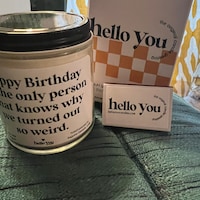 Hello Gorgeous Soy Candle Gift Best Friend Gift Gift for Her ...