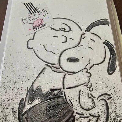 Charlie Brown, Sally Brown Inspired Art Print, Snoopy, Poster, Gift ...