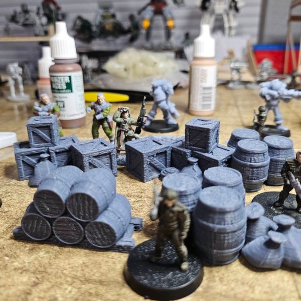 Cargo Piles Dnd Miniature Terrain, Dungeons and Dragons, D&D, Wargaming ...