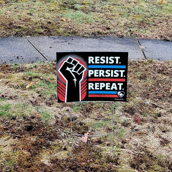 Martin Luther King Justice Yard Sign // 2-sided // Protest Sign ...