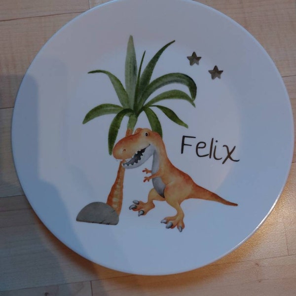 Kindergeschirr Kinderteller mit Namen Geschenk Geburt oder Taufe, Patenkind Geschenk Kleinkind ...