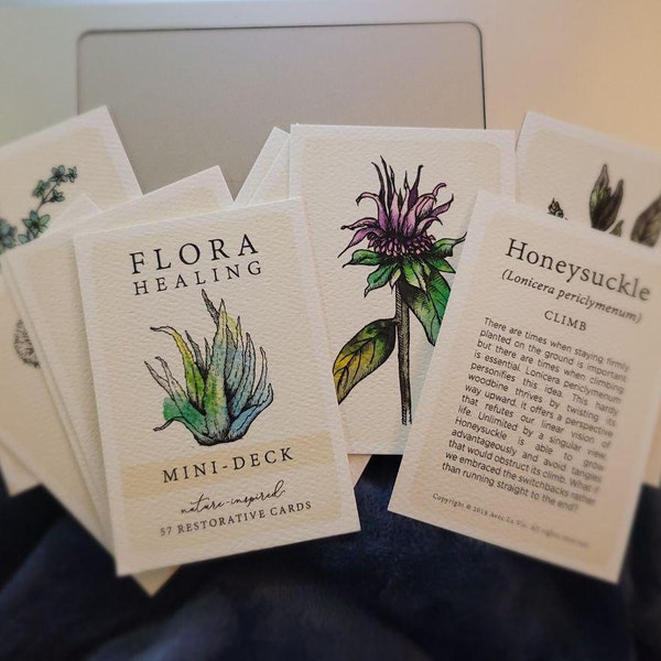 MINI-DECK Flora Healing (57 Cards) || Self Care || Nature || Nature ...