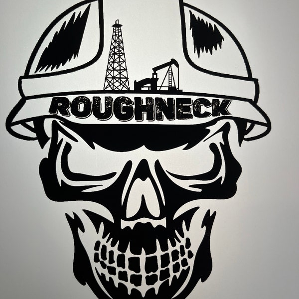 Oilfield Roughneck Skull Hard Hat PNG, Roughneck PNG, Oilfield Worker Png, SVG, Sublimation ...
