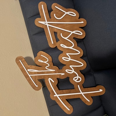 Stacked Custom Name Sign, Wood Name Sign, Nursery Sign, Nursery Letters ...